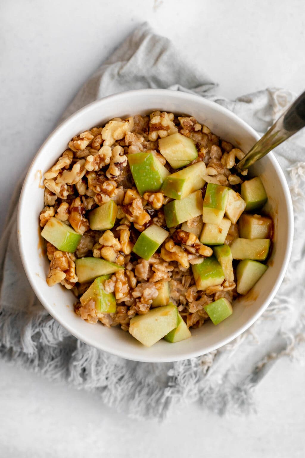 Caramel Apple Oatmeal - The Baker's Almanac