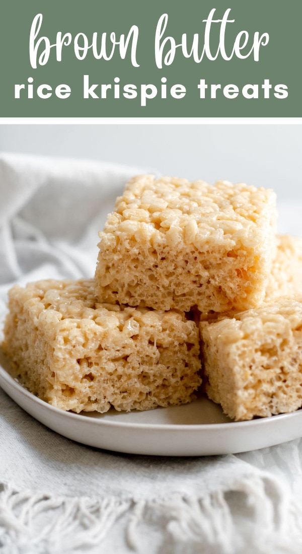 Brown Butter Rice Krispie Treats - The Baker's Almanac