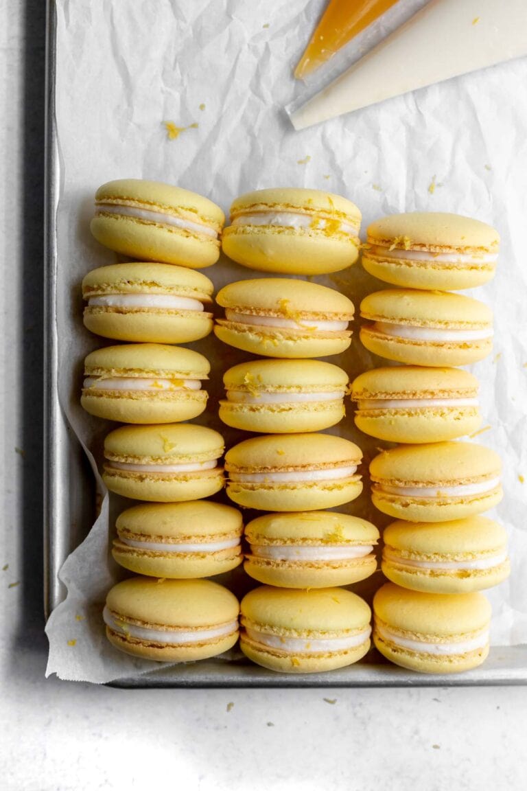 Lemon Macarons - The Baker's Almanac